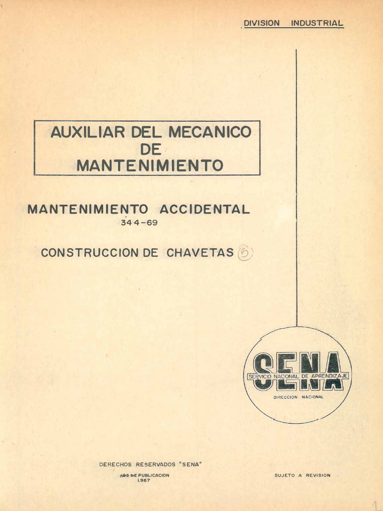 Guía de Construcción de Chavetas | PDF | Eje | Bienes manufacturados