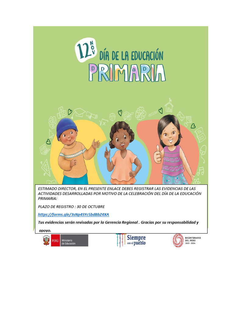Dia de La Educ. Primaria | PDF