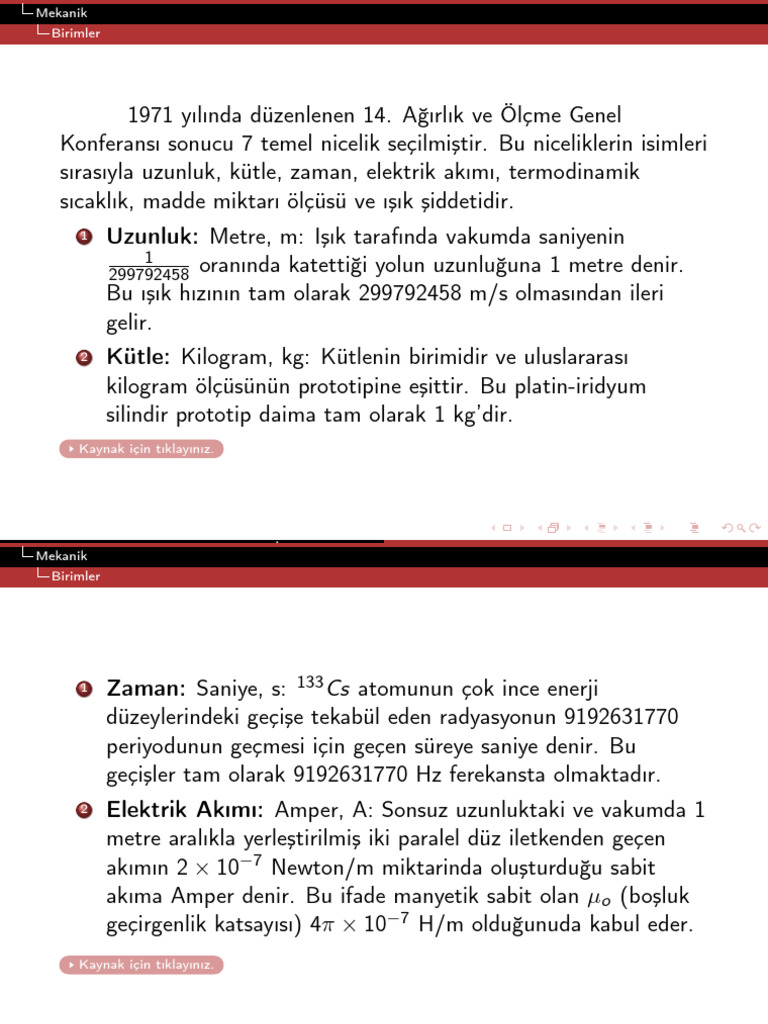 Ders1 Fizik Olcme | PDF