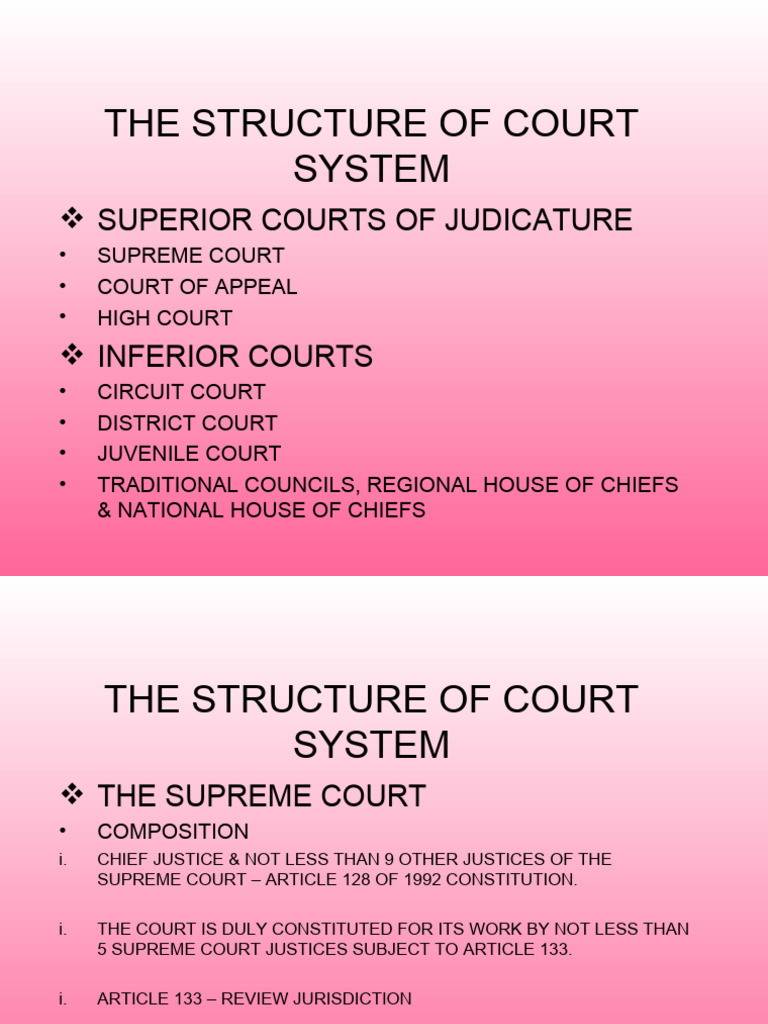 Structure of Court System | PDF | Appellate Court | Jurisdiction