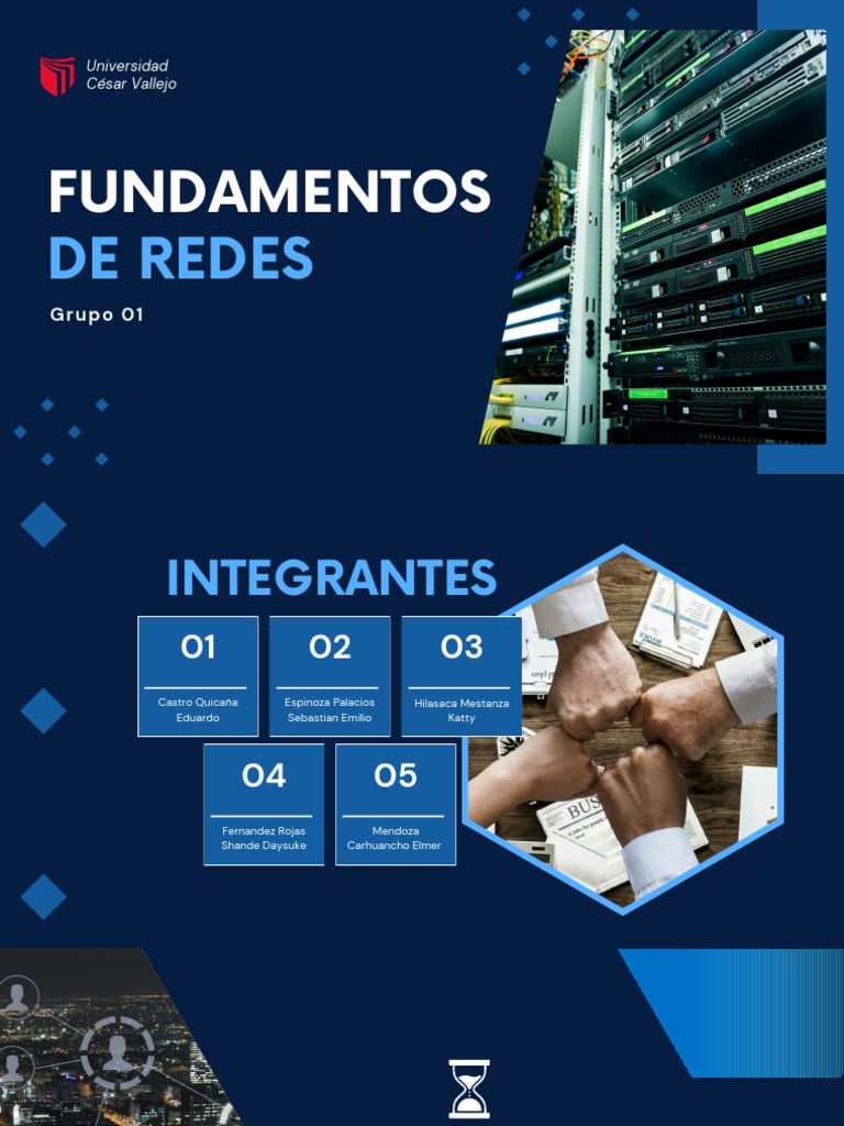 Presentación de Fundamentos de Redes | PDF | Fibra óptica | Red de computadoras