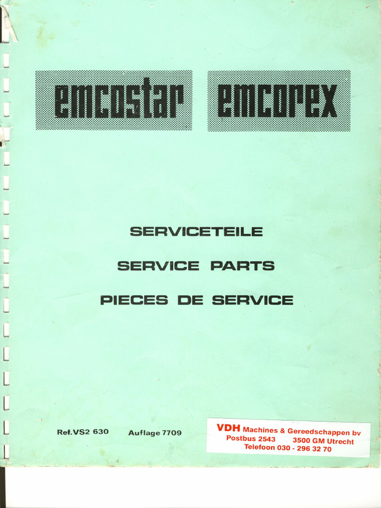 Emco Rex | PDF