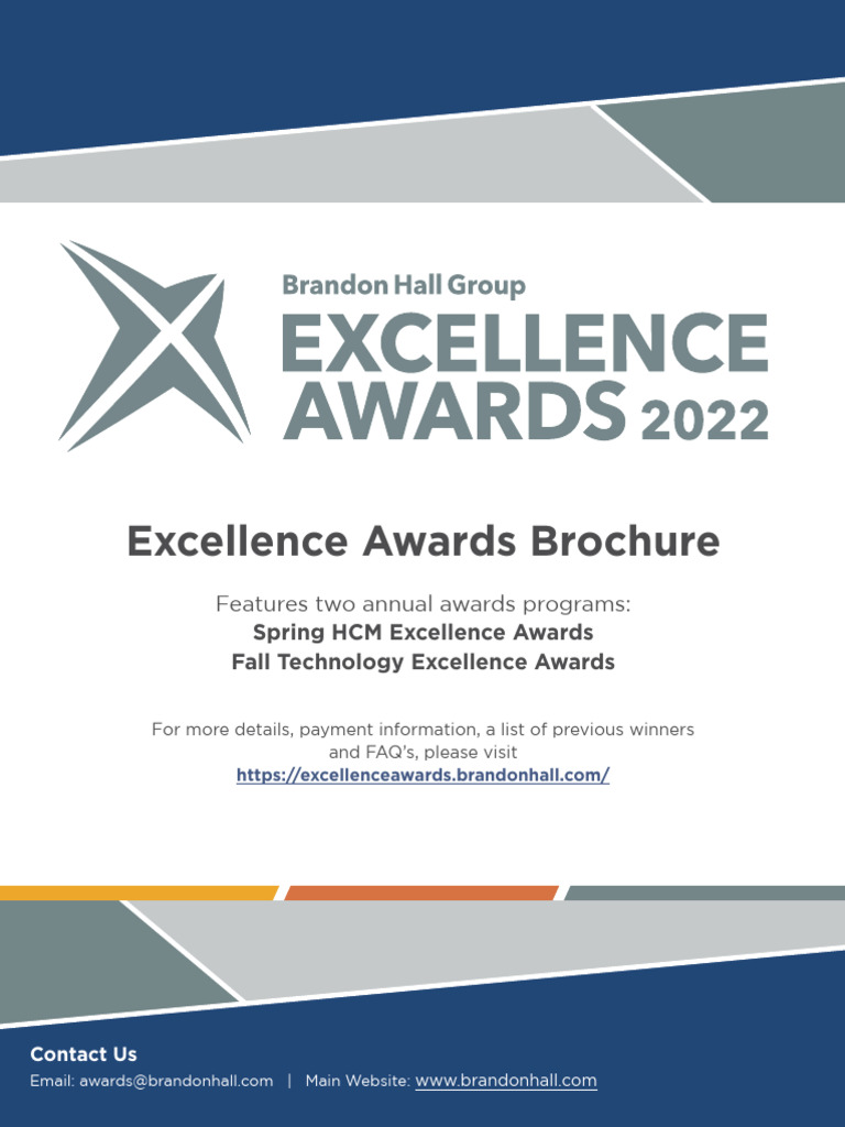 BHG Awards 2022 Brochure Final | PDF | Talent Management | Competence (Human Resources)