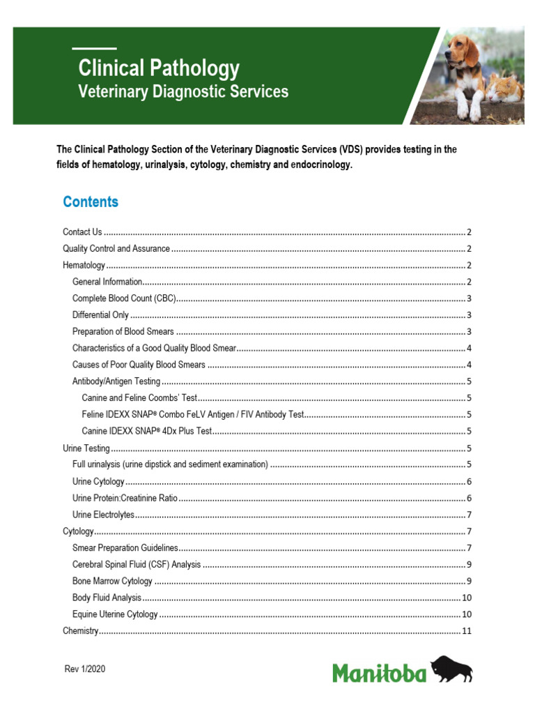 Vds Lab Manual Clinical Pathology | PDF | Cytopathology | Chronic ...