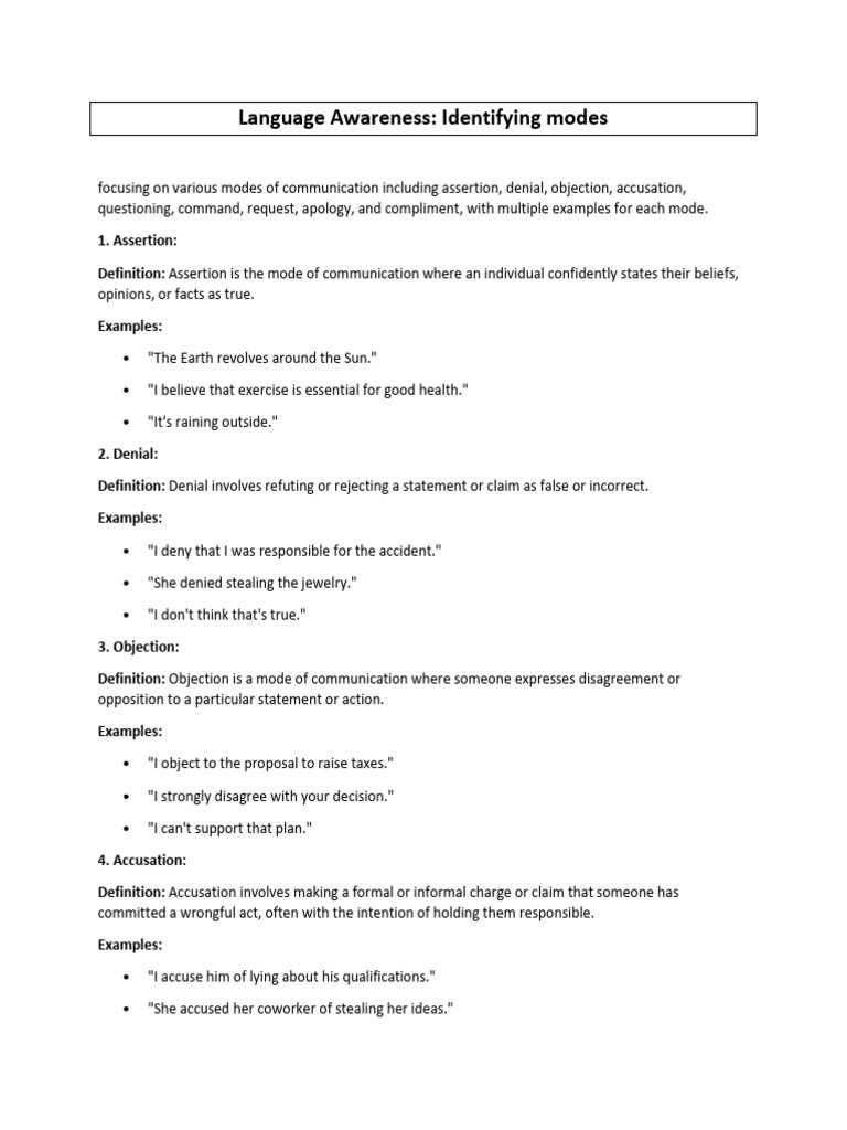 Language Awareness | PDF | Negotiation | Mediation