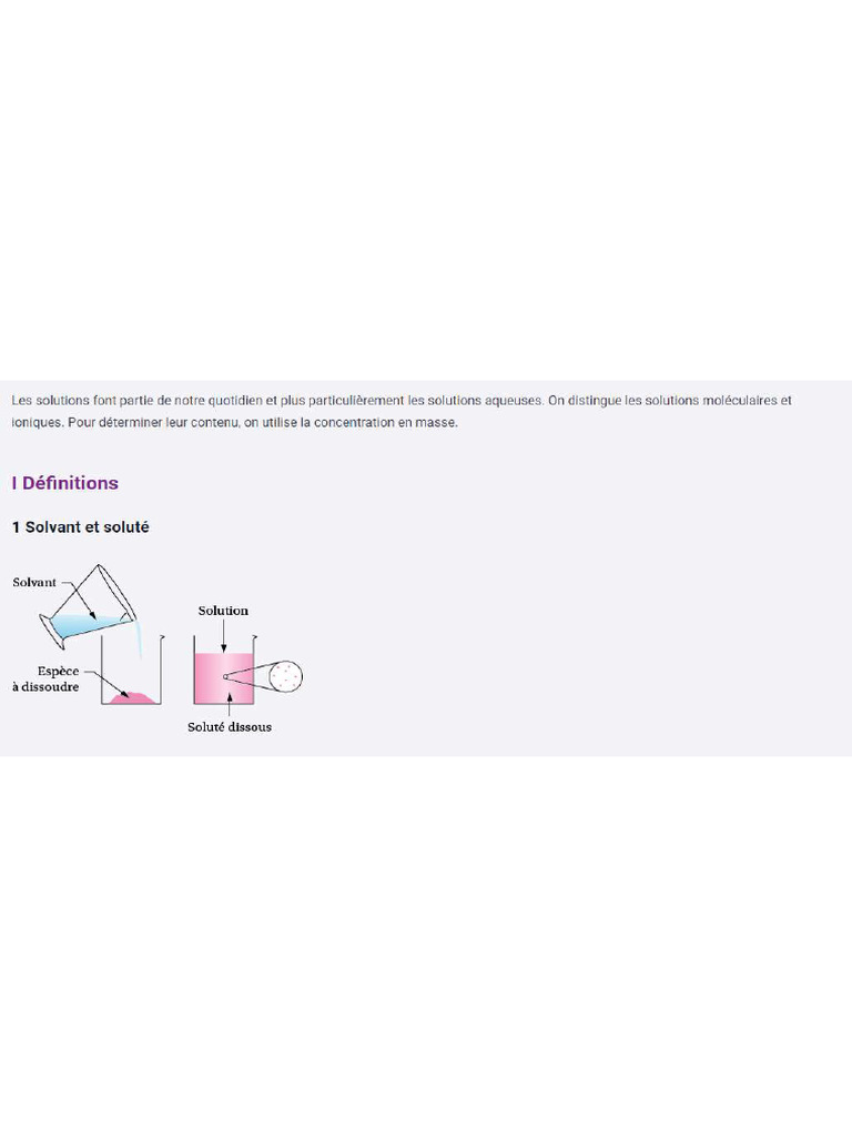 Solution Aquese Définition | PDF