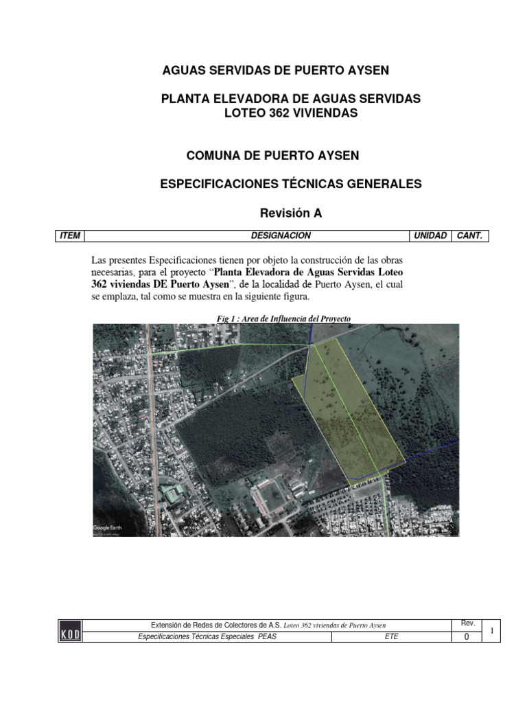 Especificaciones Planta Elevadora Aysen | PDF | Soldadura | Construcción
