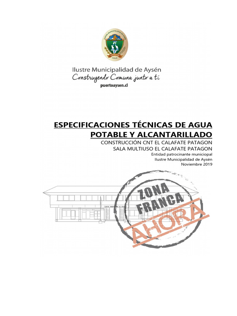 Eett Ap - Alc - Sala Multiuso El Calafate Patagon | PDF | Tubería (transporte de fluidos) | Tap ...