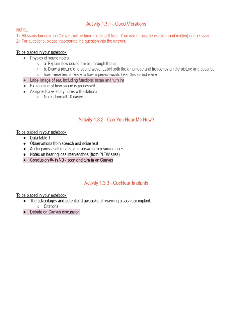 Activity 1.3 Deliverables | PDF