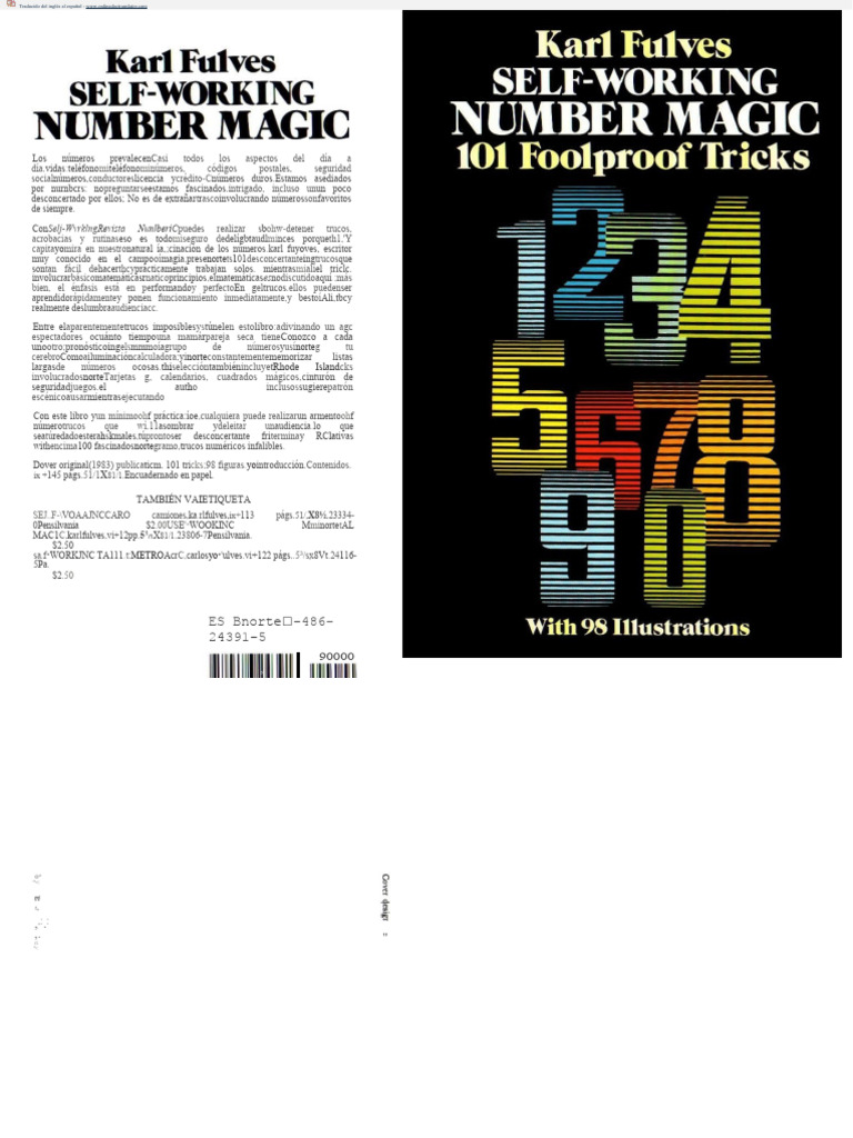 Karl Fulves - Self Working Number Magic-1-20.en - Es | PDF