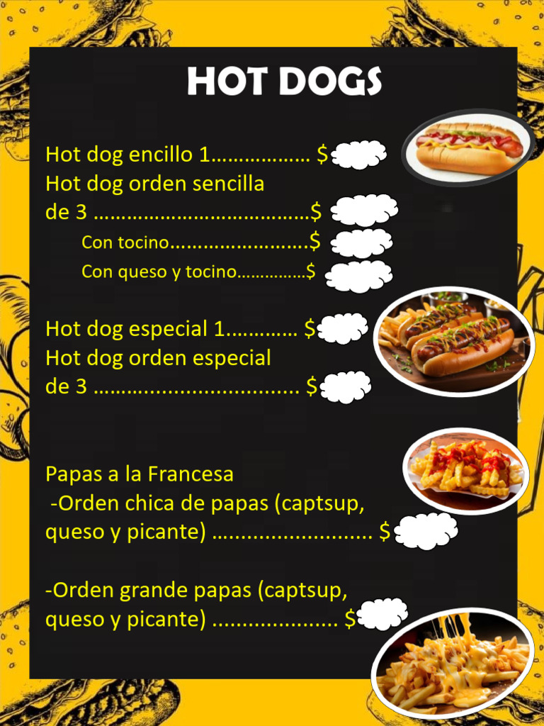 Hot Dogs | PDF