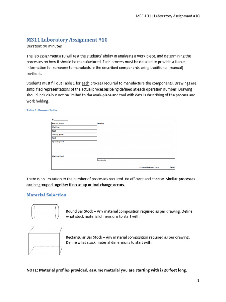 M311 Lab Assignment 10 F18 | PDF | Equipment | Procedural Knowledge
