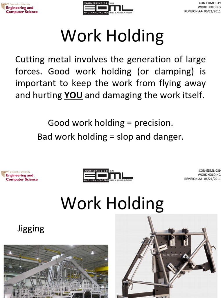 Workholding Reference | PDF | Machining | Machines