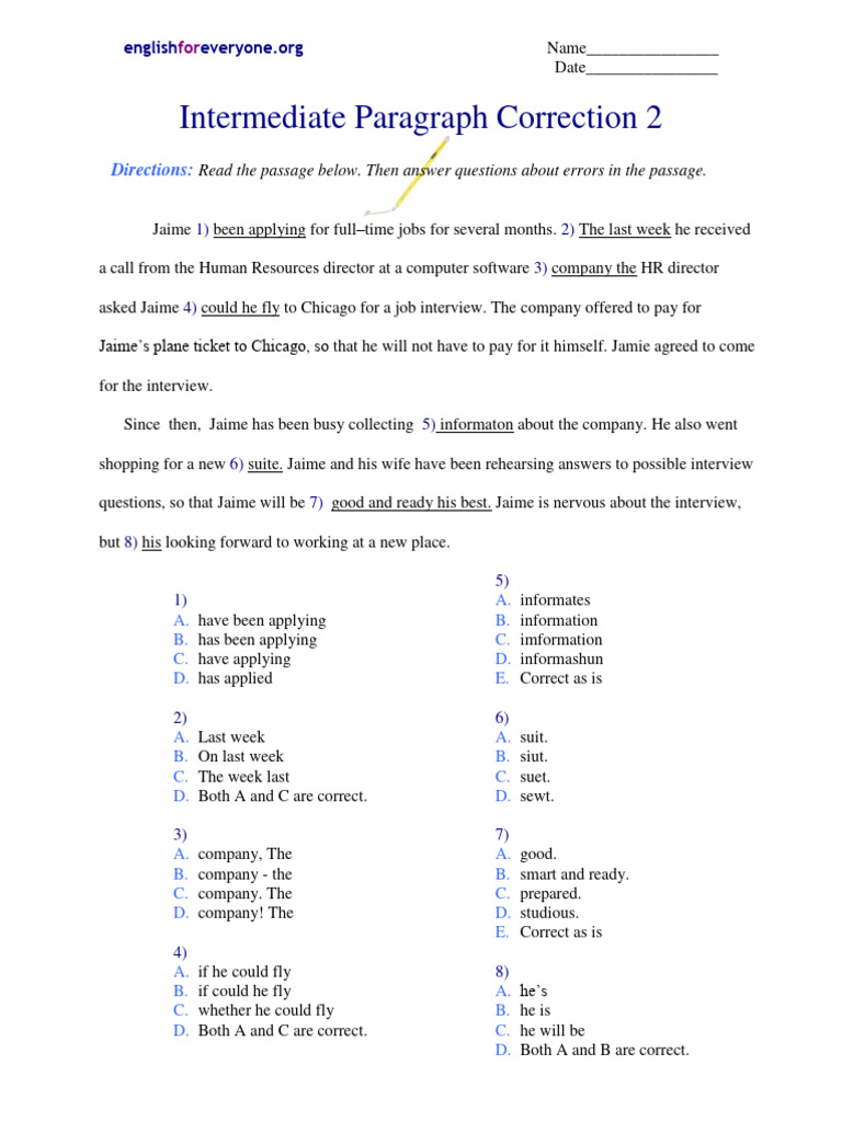 Intermediate Paragraph Correction 2 | PDF | Computing