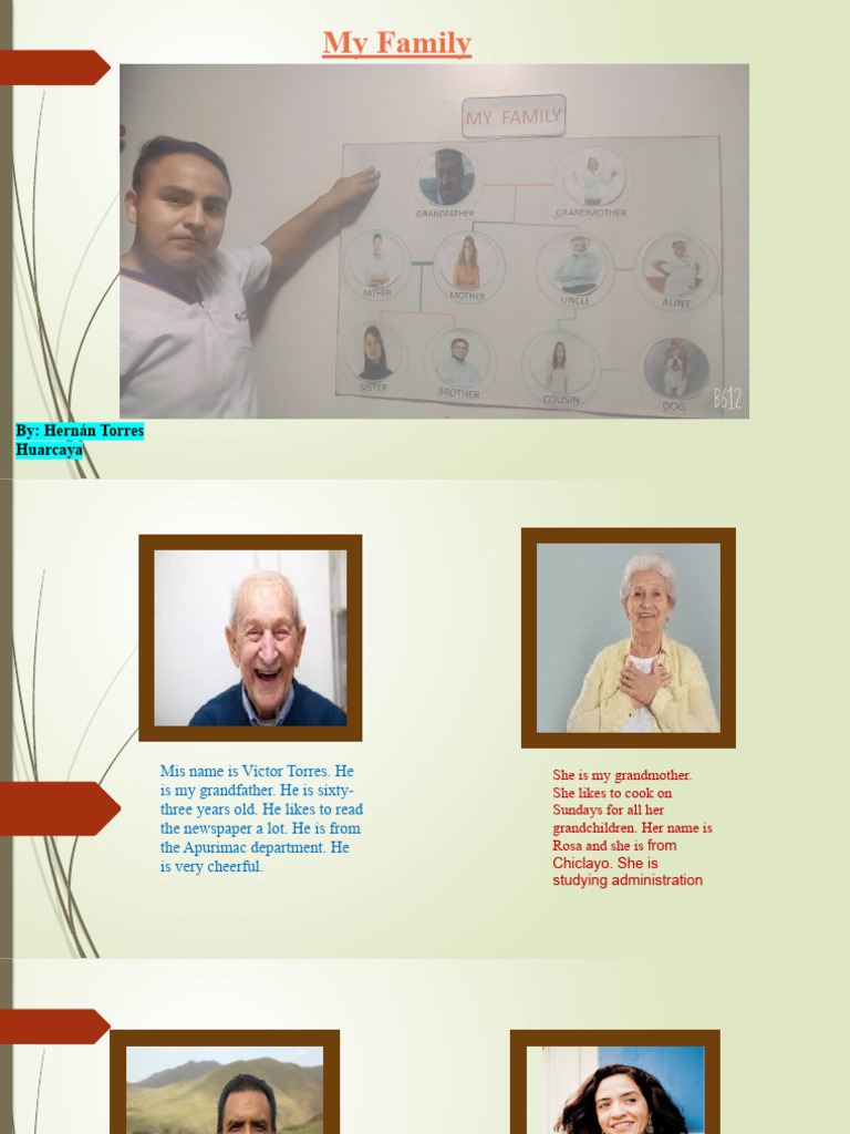 My Family Presentation | PDF