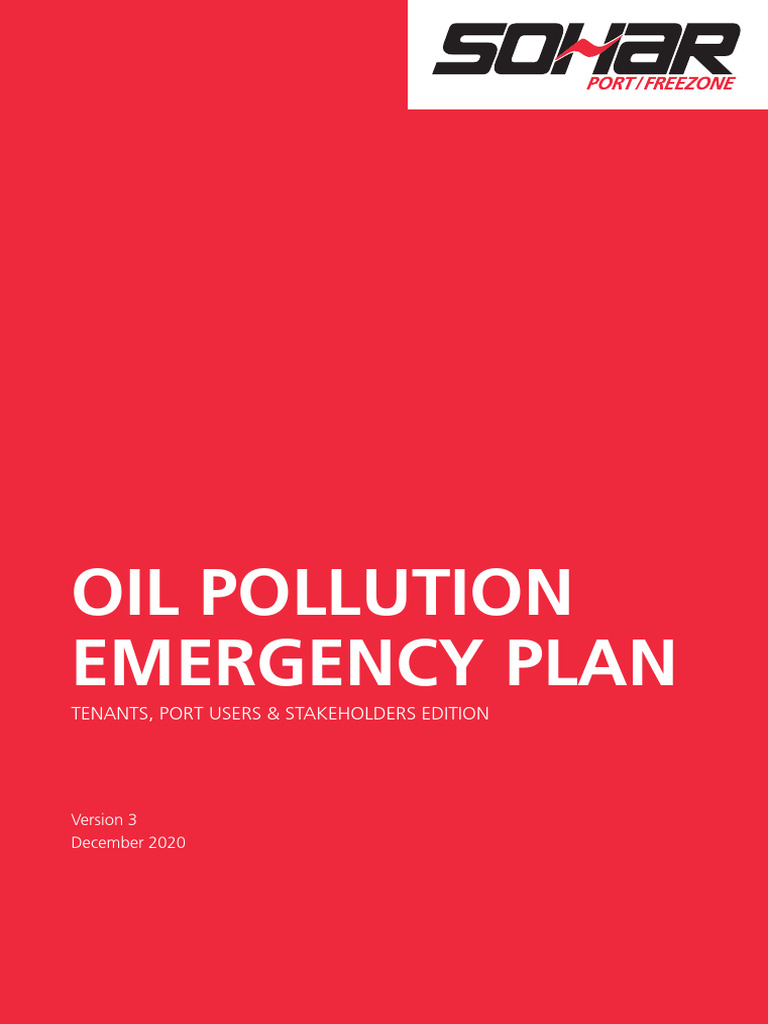 SOHAR_Oil Pollution Emergency Plan_1 R2 | PDF | Oil Spill | Emergency