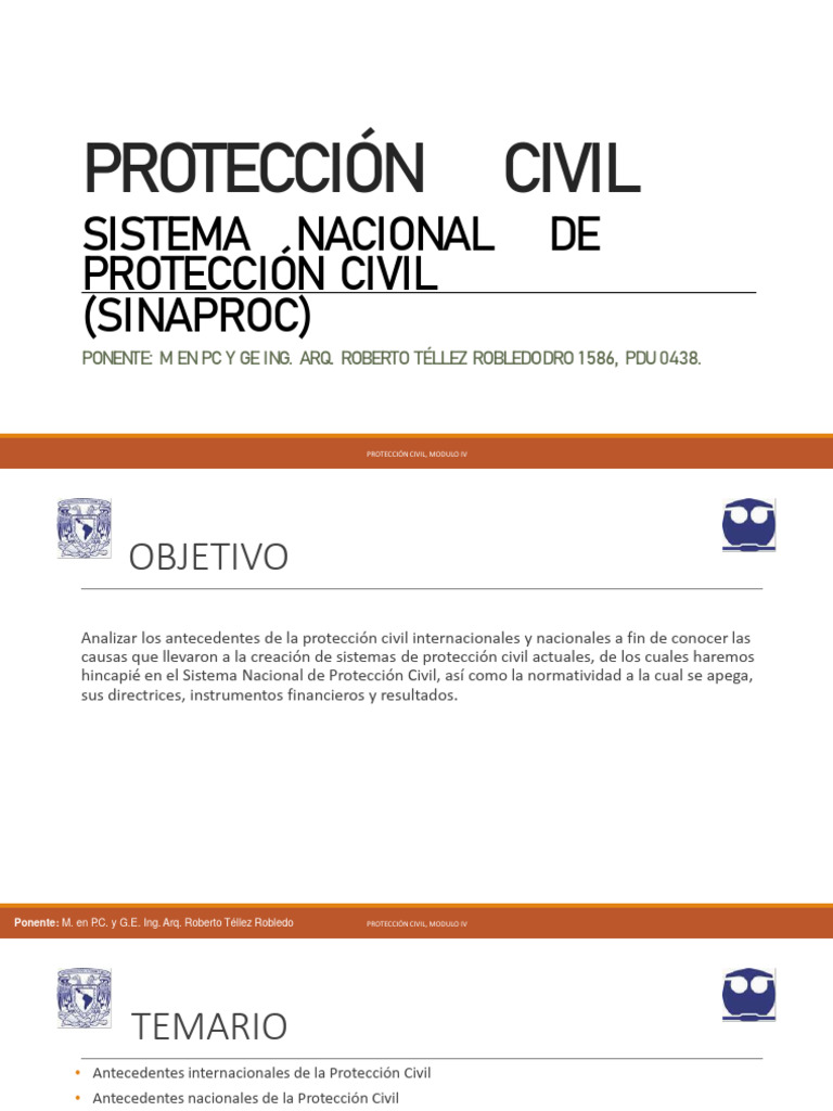 Protección Civil SINAPROC | PDF | Defensa Civil | Gobierno