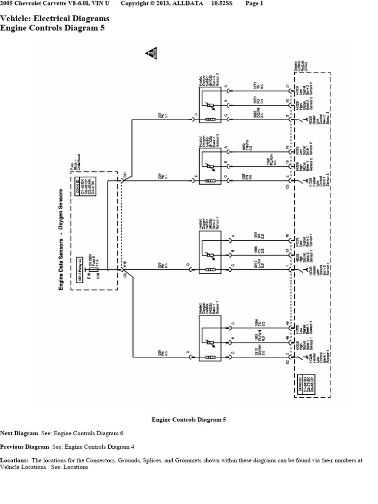Vehicle: Electrical Diagrams Engine Controls Diagram 5 | PDF
