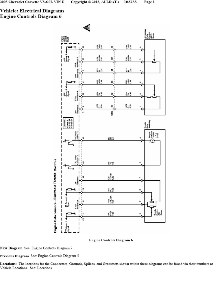 Vehicle: Electrical Diagrams Engine Controls Diagram 6 | PDF