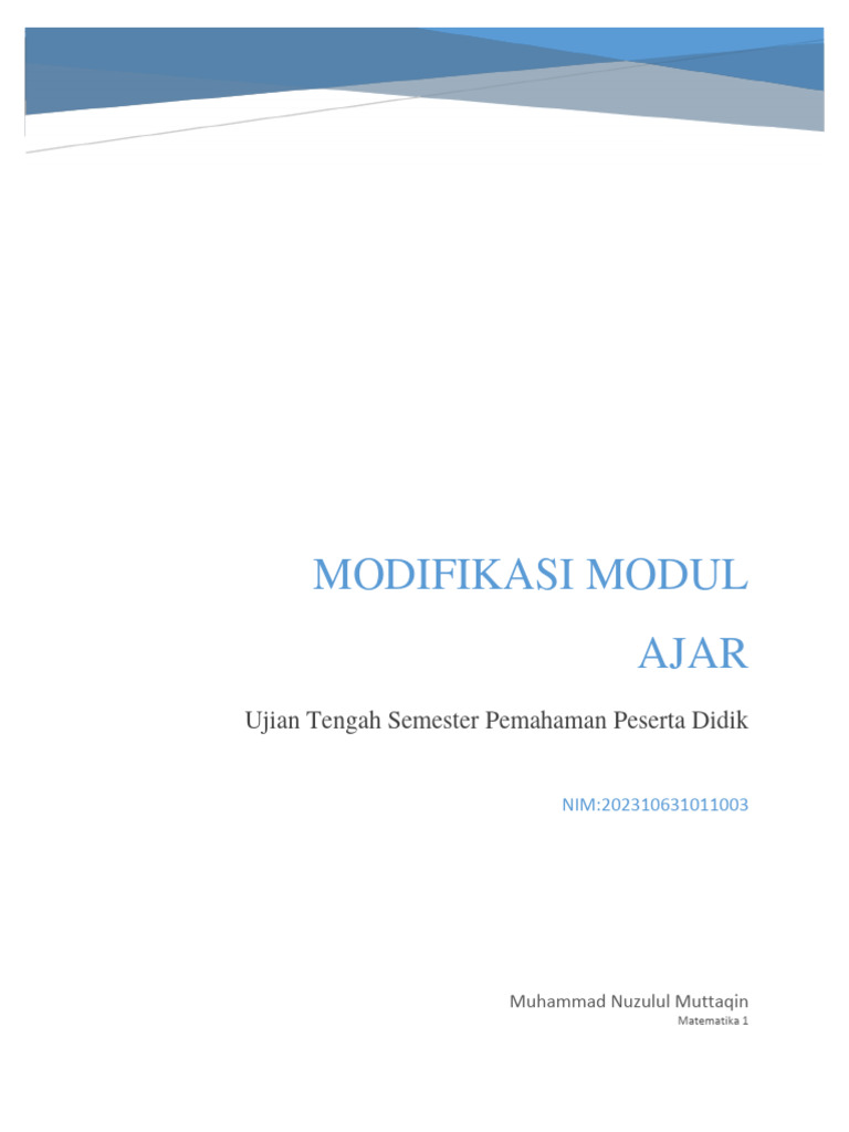 Modul Ajar | PDF