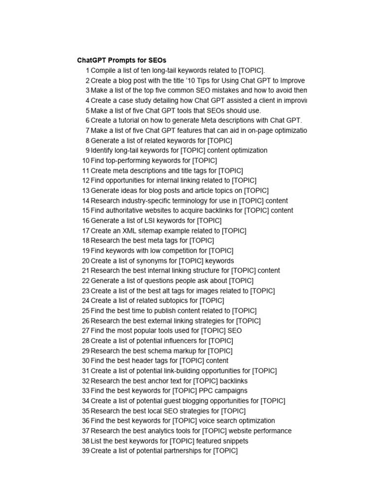 454 ChatGPT For Business Prompts | PDF | World Wide Web | Internet & Web