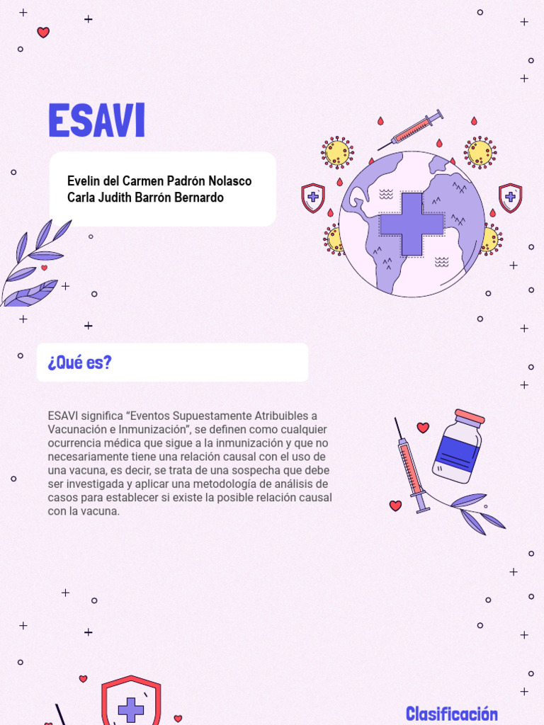 ESAVI | PDF | Vacunas | Vigilancia