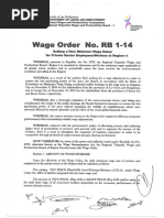 NBCRFLI Wage Increases 2025-2027 | PDF | Wage | Employment