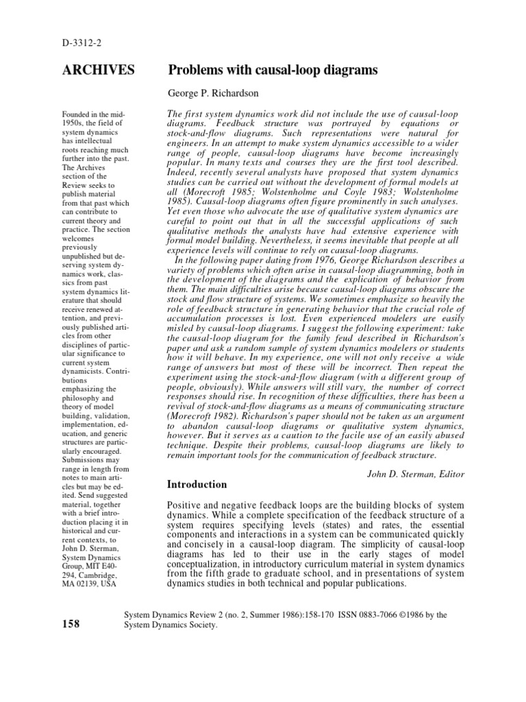 D 3312 2 Causal Loop | PDF | Causality | Feedback