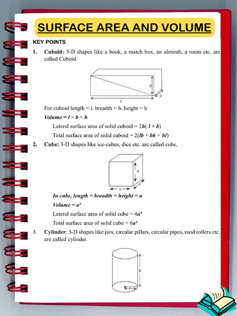 Surface Area & Volume | PDF