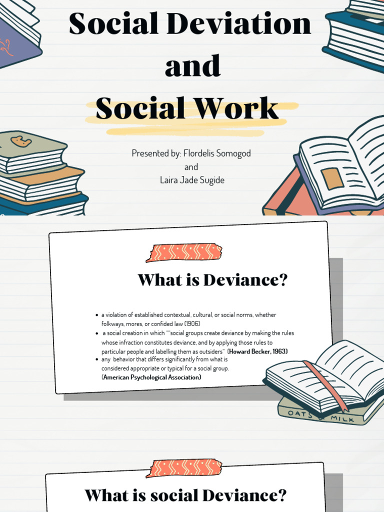 Social Deviation and Social Work | PDF | Deviance (Sociology ...