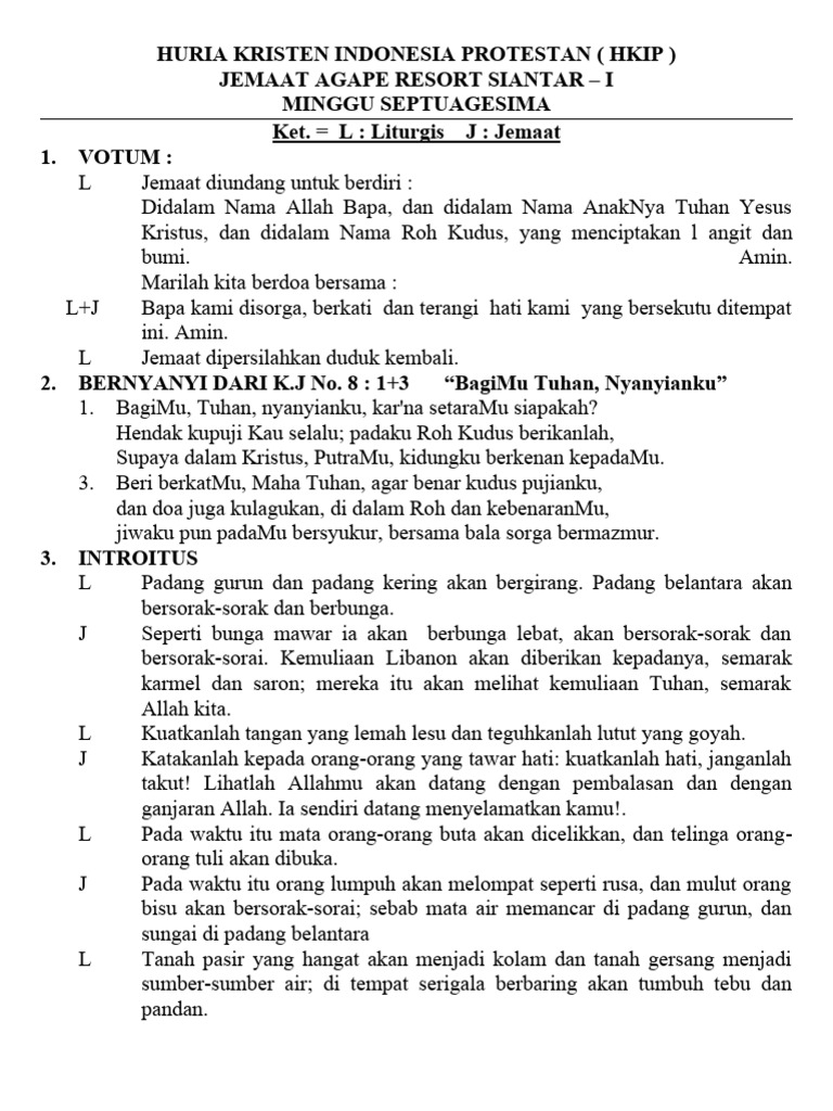 Arti Jubilate Dalam Ibadah Hkip Pdf