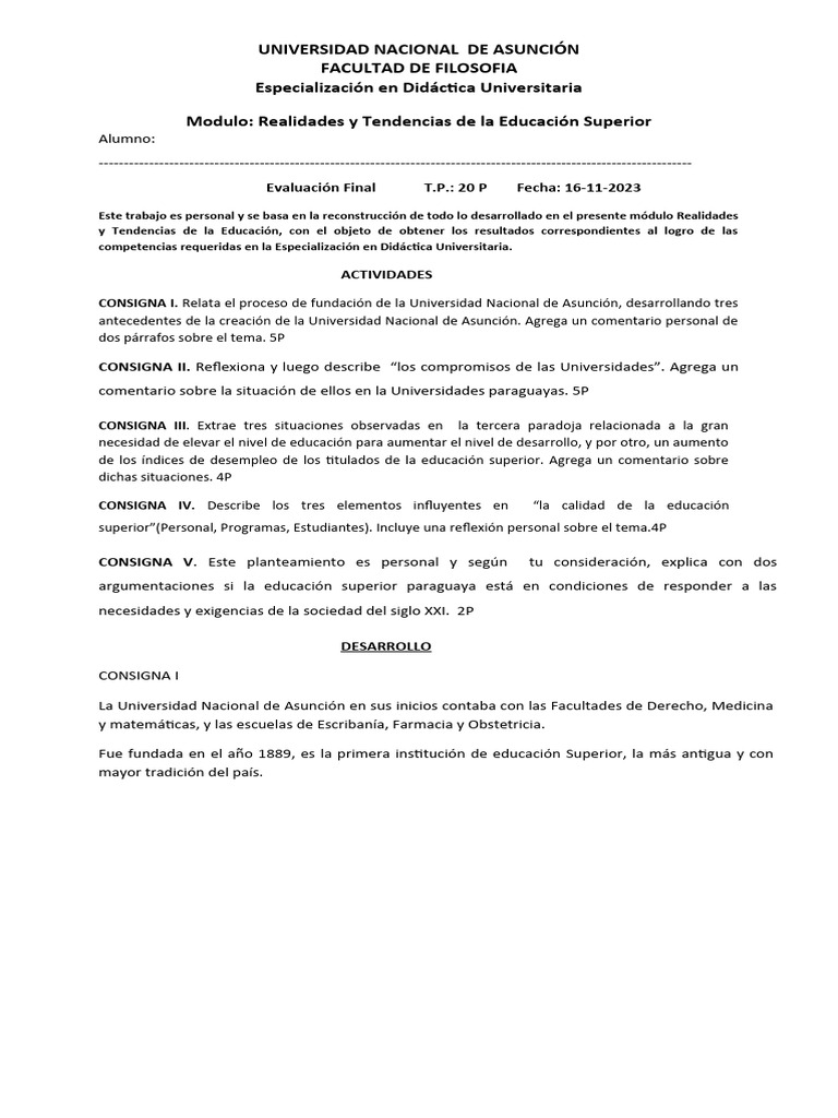 Examen Final Realidades | PDF