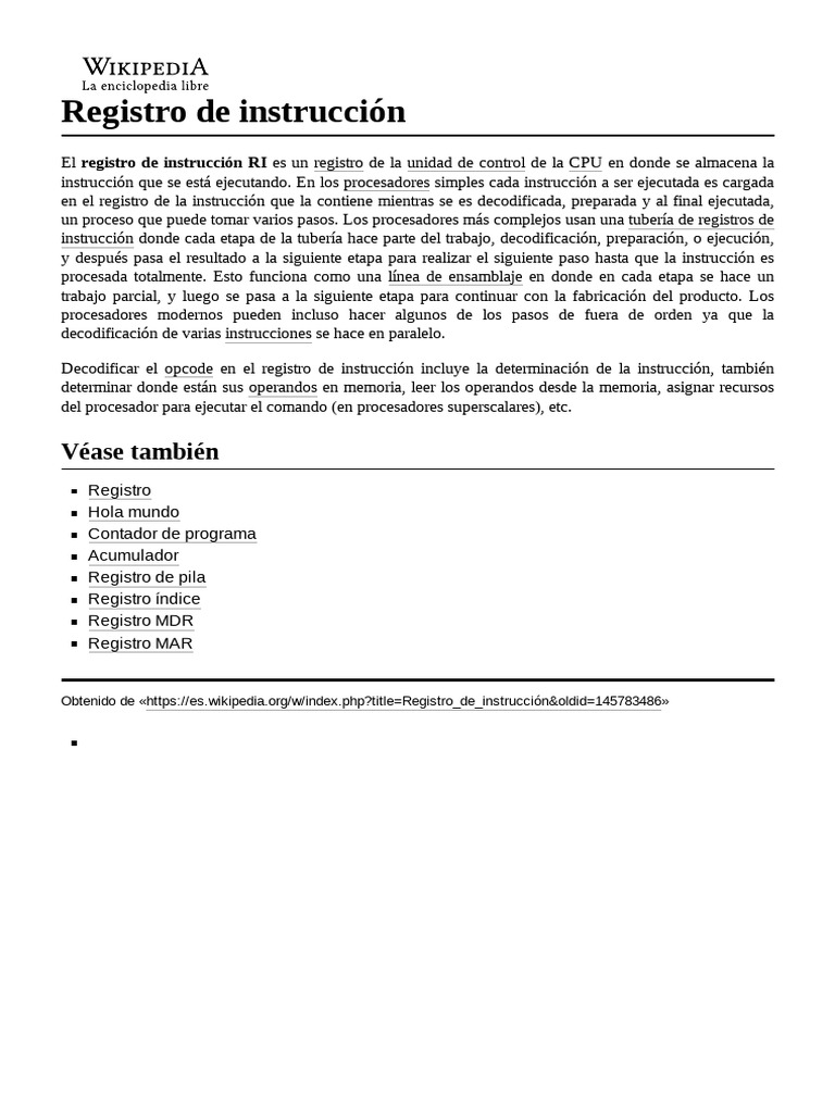 Registro de Instrucción | PDF