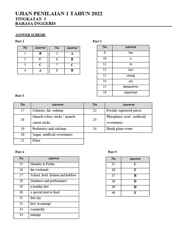 UP 1 F3 2022 (Answer) | PDF