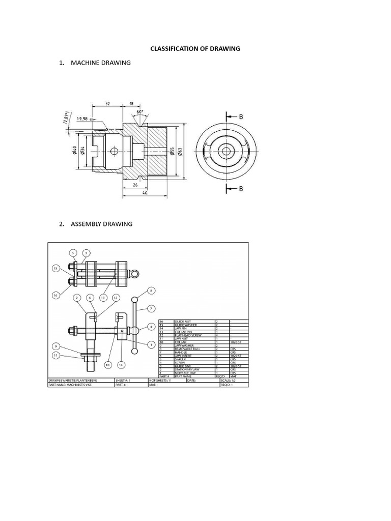 Machine Drawing | PDF