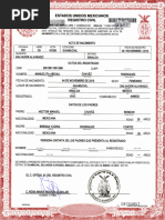 Acta de Divorcio | PDF | Derechos | Instituciones sociales