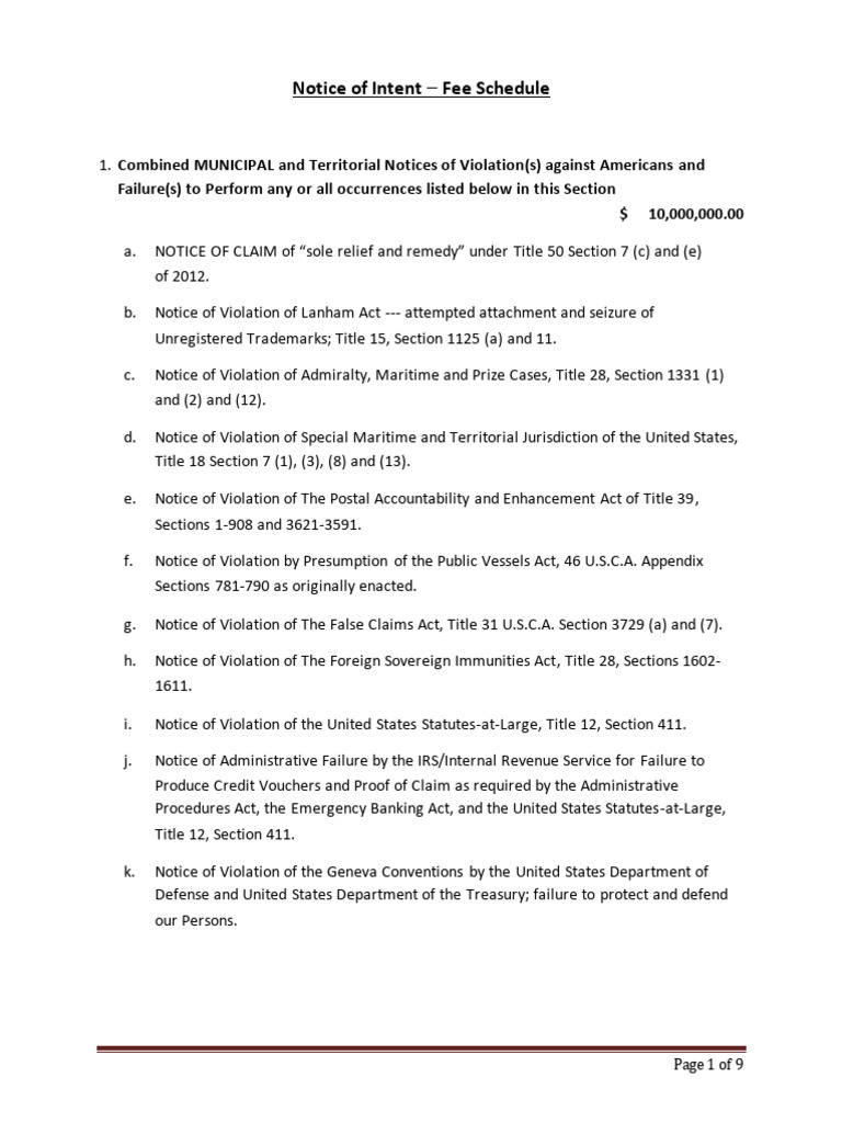 Fee-Schedule-Final-Draft-Template_6_21_2022 1 | PDF | United States ...