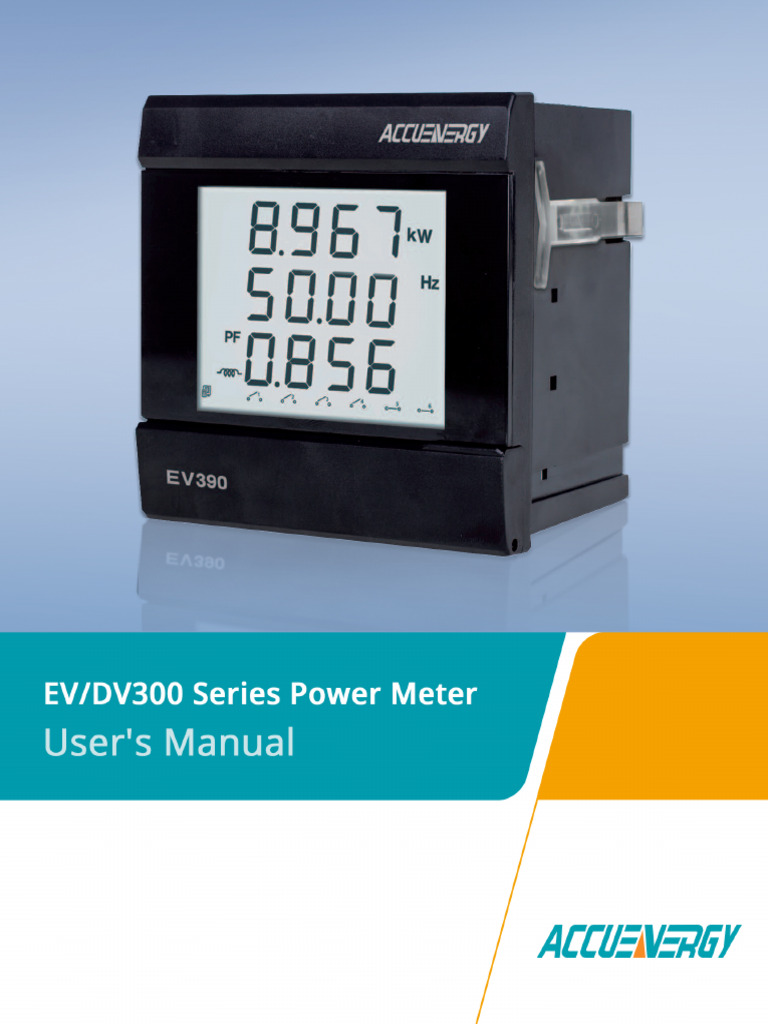 EV300 Multifunction Panel Power Energy Meter User Manualv2 | PDF ...