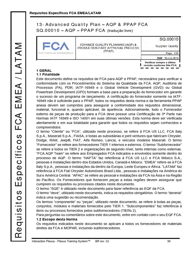 MR CSR Fca Emea - Latam 2021-Parte2b-Rev02-c | PDF | Engenharia | Brasil