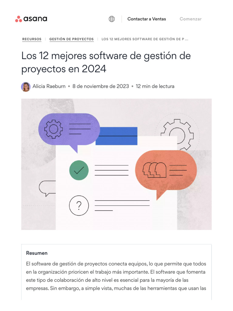Los 12 mejores software de gestión de proyectos en 2024 [2023] • Asana ...