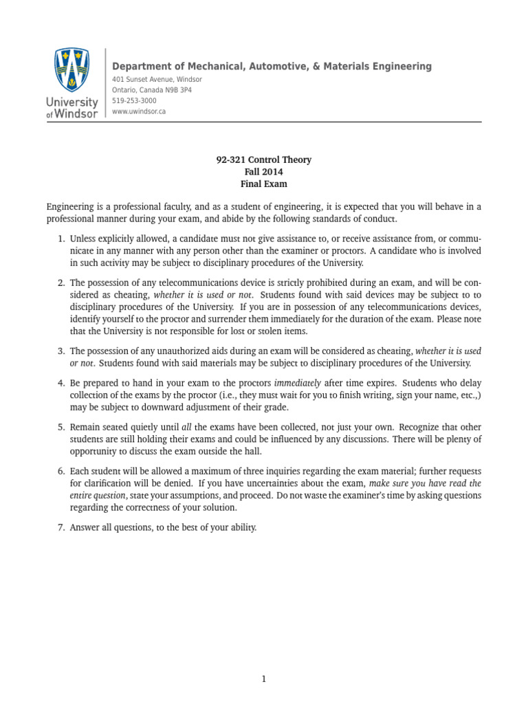 Final 2014 Soln | PDF | Heat Transfer | Oscillation