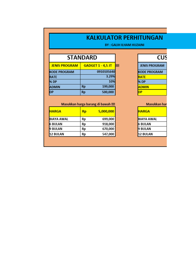 KALKULATOR Perhitungan ByGalih Ilham | PDF
