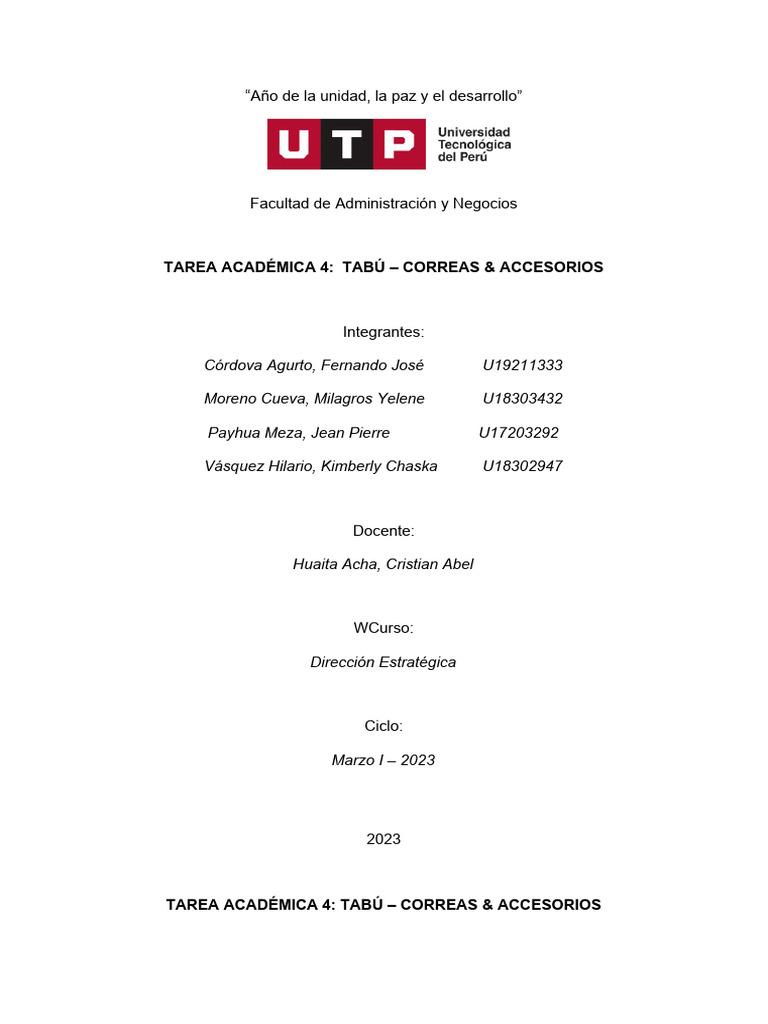 Ta4 Grupo 4 Curso Integrador Pdf Arancel Aduana
