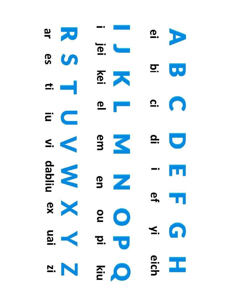 Alpha Numbers Colors | PDF