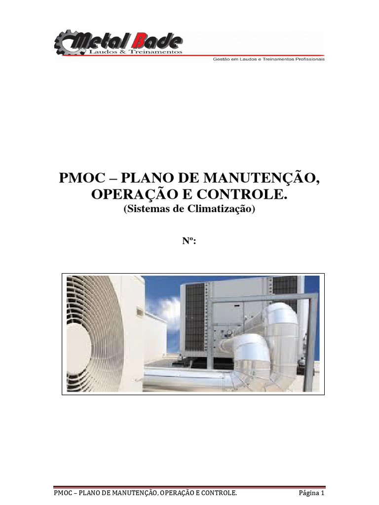 PMOC - Laudo PMOC - Modelo Metal Bade | PDF | Fatores humanos e ...