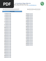 High School Periodic Exam Template | PDF | Educational Assessment And ...