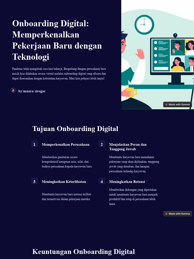 Onboarding Digital | PDF | Karier & Perkembangan