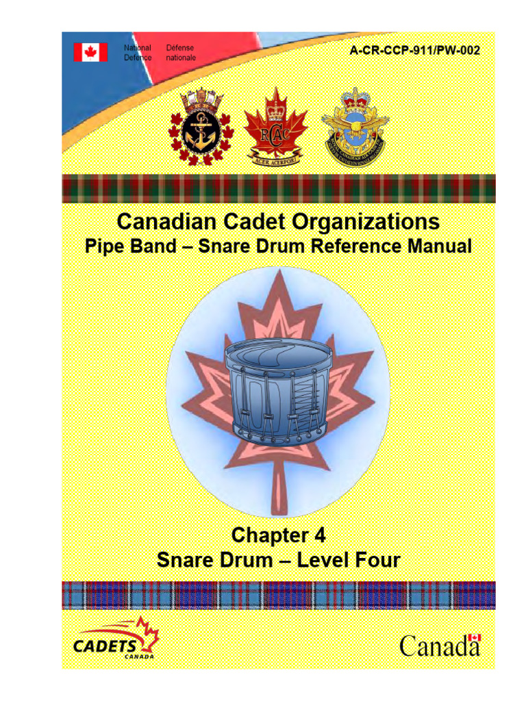 Snare Drum Reference Manual Level 4 | PDF