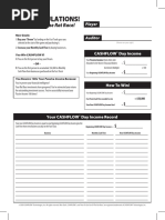 Cashflow Game Financial Statement Guide | PDF | Debits And Credits ...