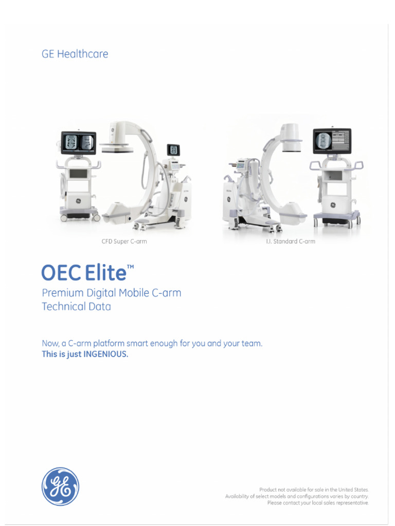 GE OEC Elite CFD Tech Specs | PDF